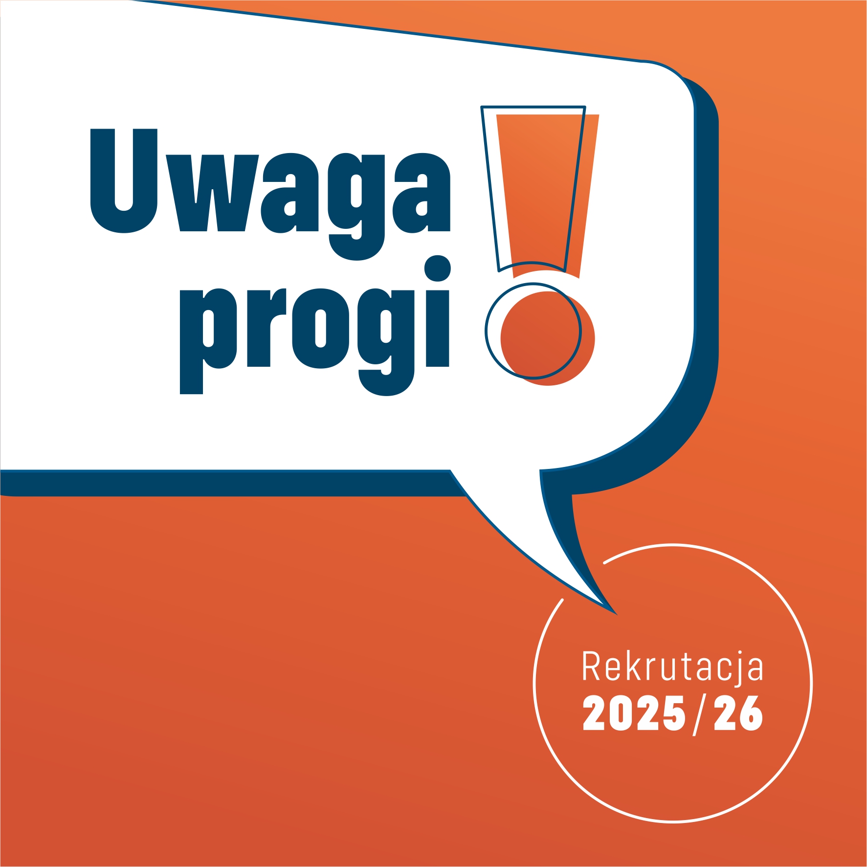 OGŁASZAMY PROGI PUNKTOWE! - Dział Rekrutacji